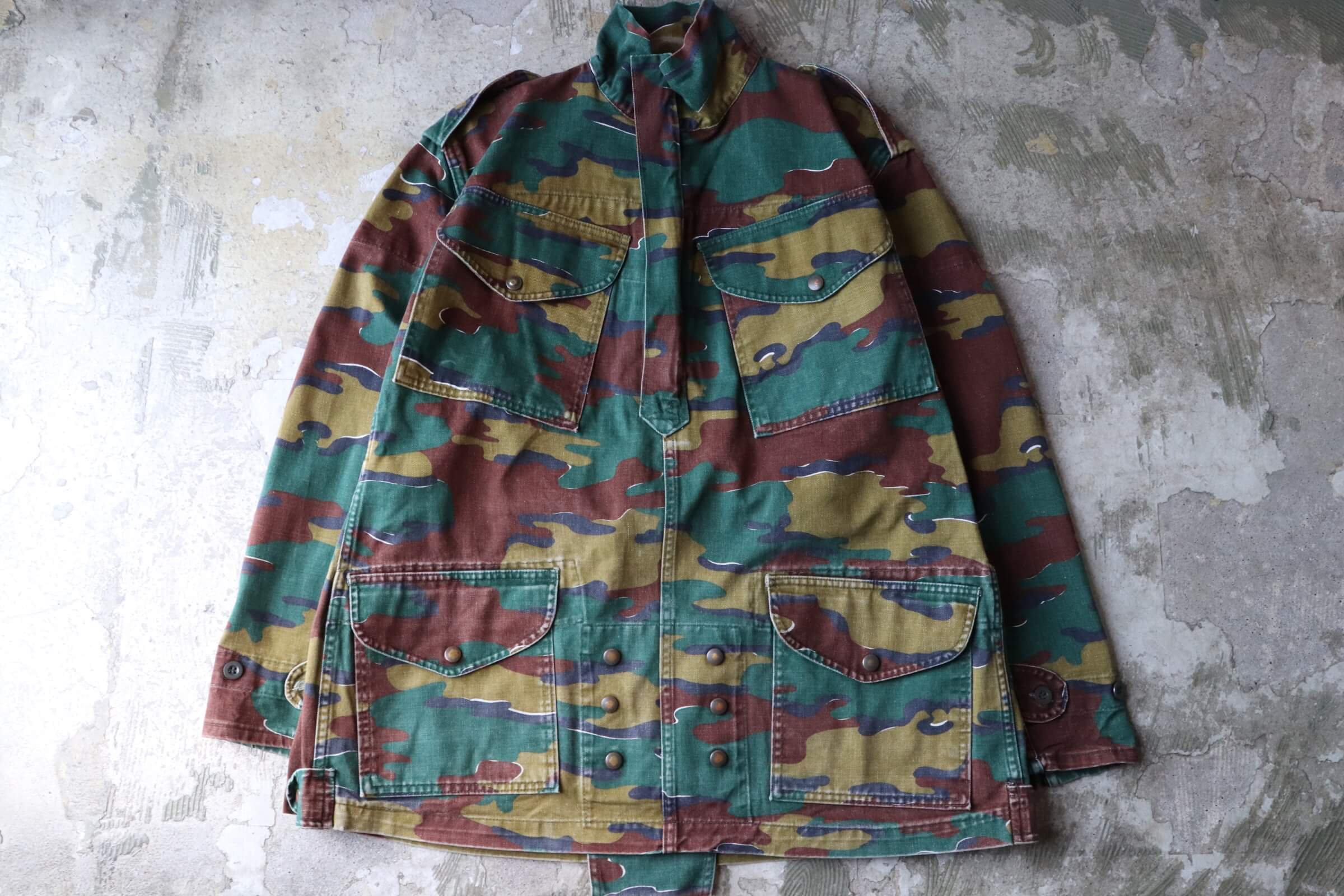 1980S BELGIAN ARMY DENISON SMOCK JACKET