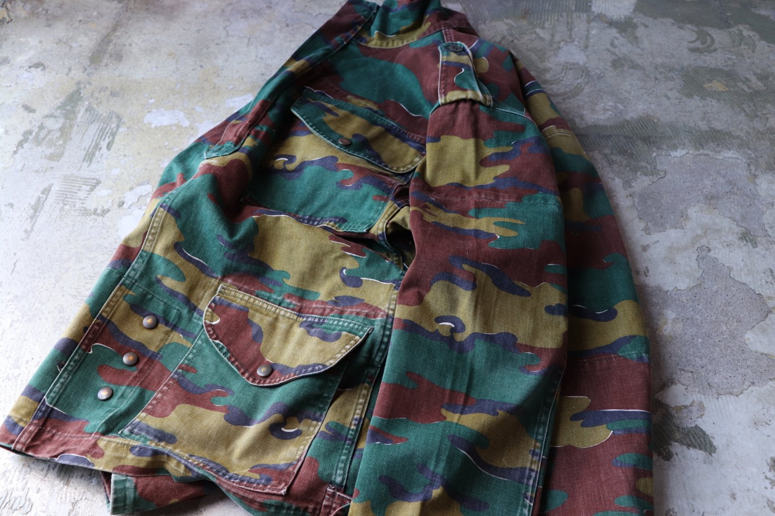 1980S BELGIAN ARMY DENISON SMOCK JACKET