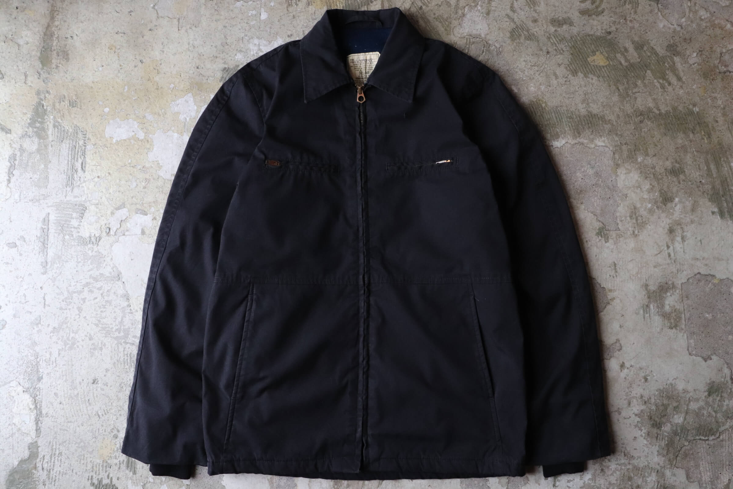 1970S US NAVY UTILITY JACKET BLACK